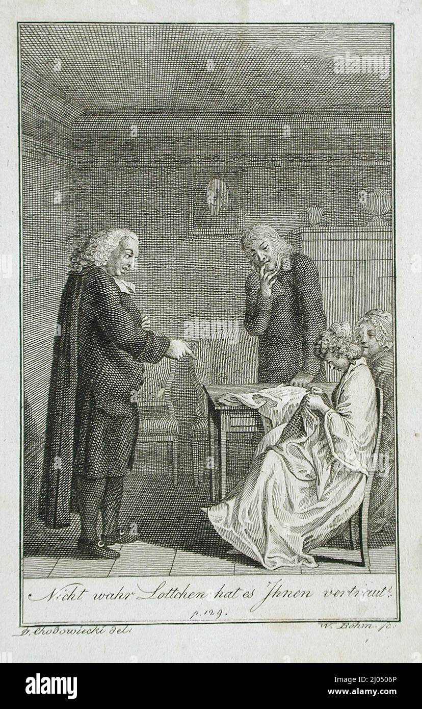 Illustration to Becker's Pocketbook für 1799. Daniel Nikolaus ...