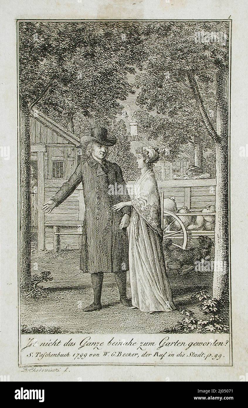 Illustration to Becker's Pocketbook für 1799. Daniel Nikolaus ...