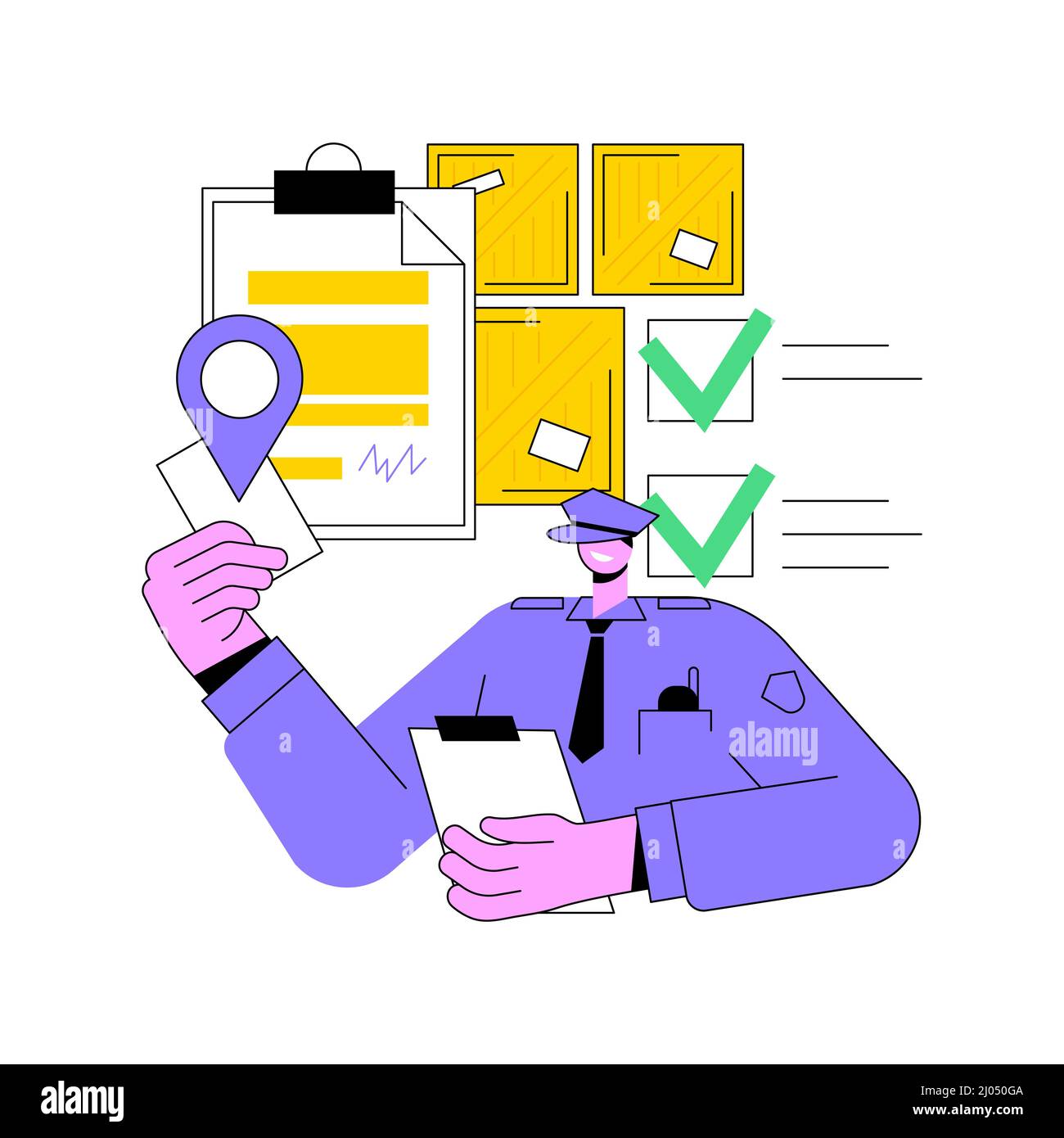 Freight quote request abstract concept vector illustration. Shipping ...