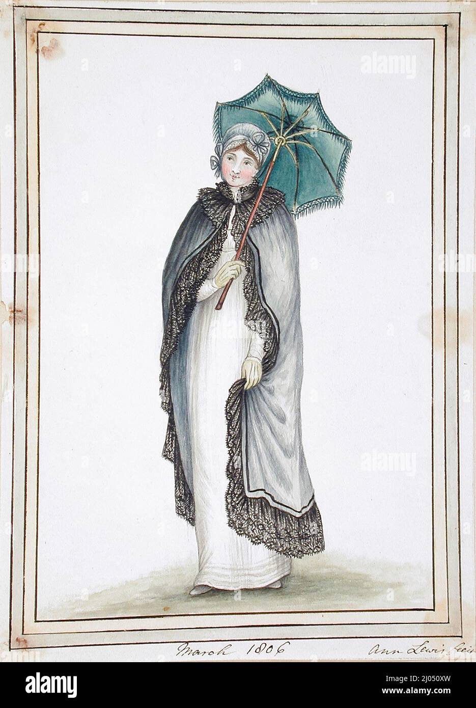 Collection of English Original Watercolour Drawings: March 1806. Ann ...