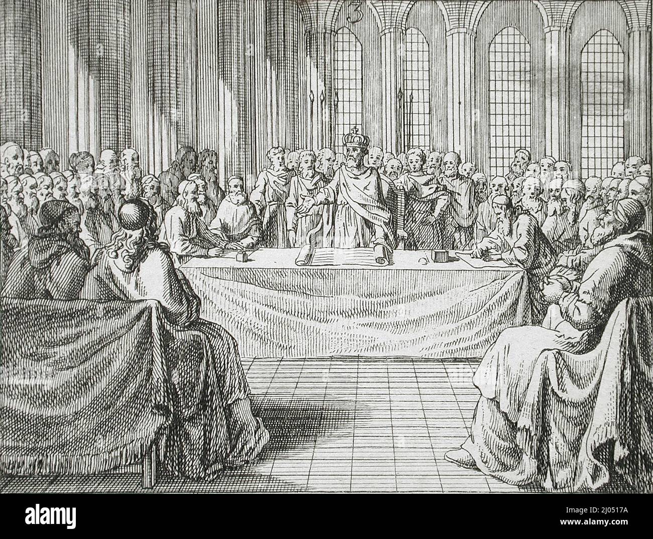 Illustration for Basedow's 'Elementary Work'. Daniel Nikolaus ...