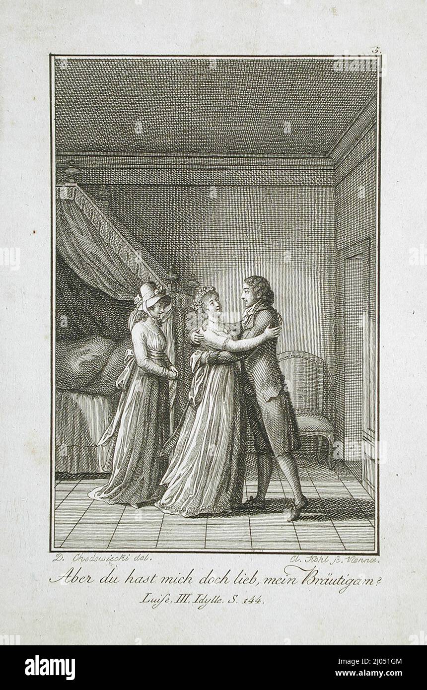 Illustration for 'Becker's Almanac for 1798'. Daniel Nikolaus ...