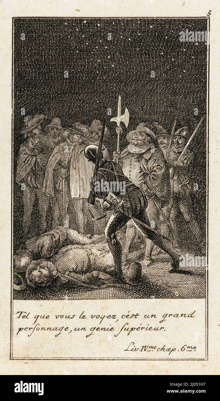 Illustration for Le Page's 'Gil Blas'. Daniel Nikolaus Chodowiecki ...