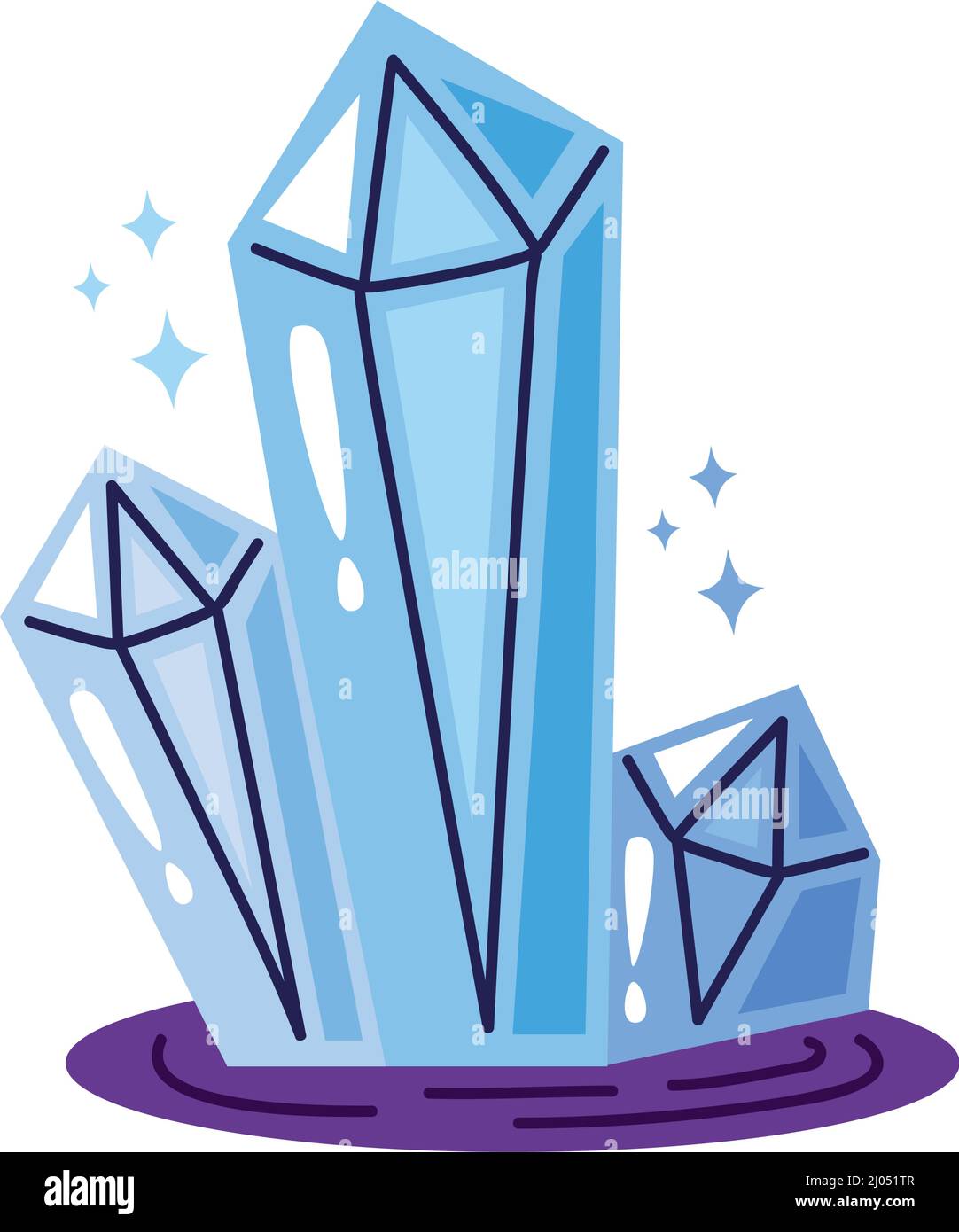 esoteric quartz stones isolated icon Stock Vector Image & Art - Alamy