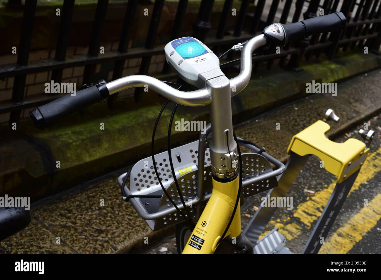 Bee Bikes, Manchester Stock Photo - Alamy