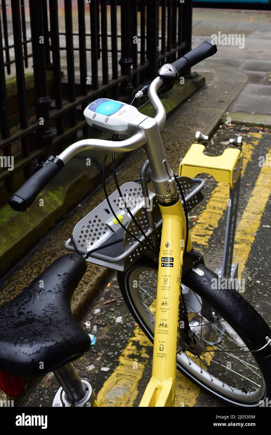 Bee Bikes, Manchester Stock Photo - Alamy