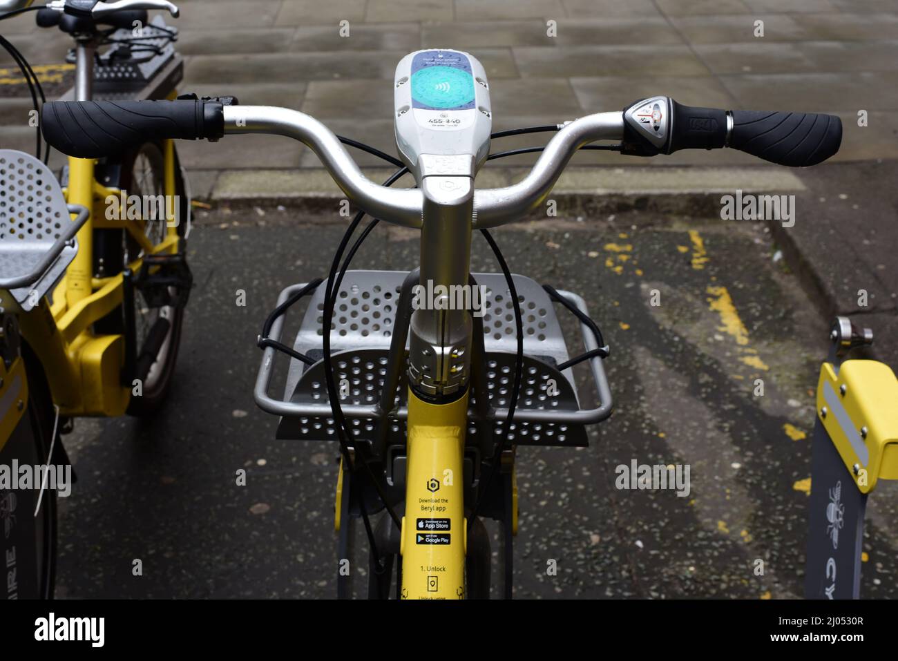 Bee Bikes, Manchester Stock Photo - Alamy