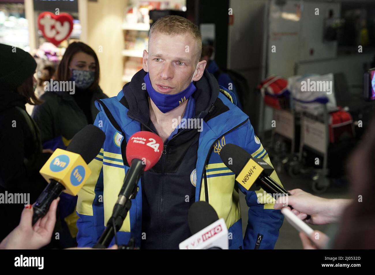 Ukrainian para biathlete and cross-country skier Grygorii Vovchynskyi ...