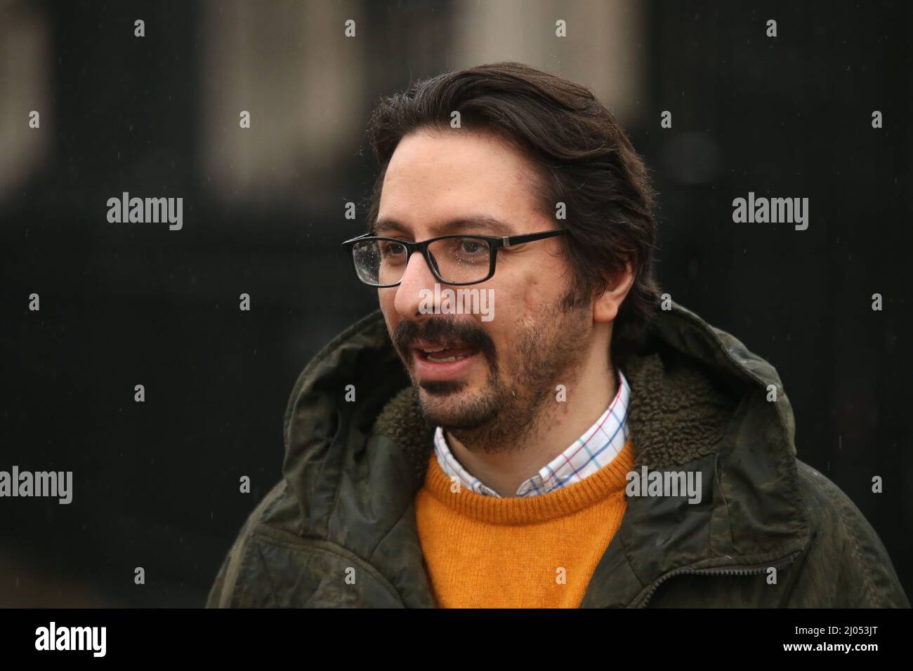 Richard Ratcliffe's brother in law Mohammed outside the Houses of ...