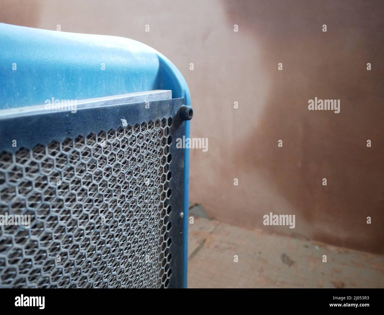 New freshly replastered walls drying out Stock Photo - Alamy
