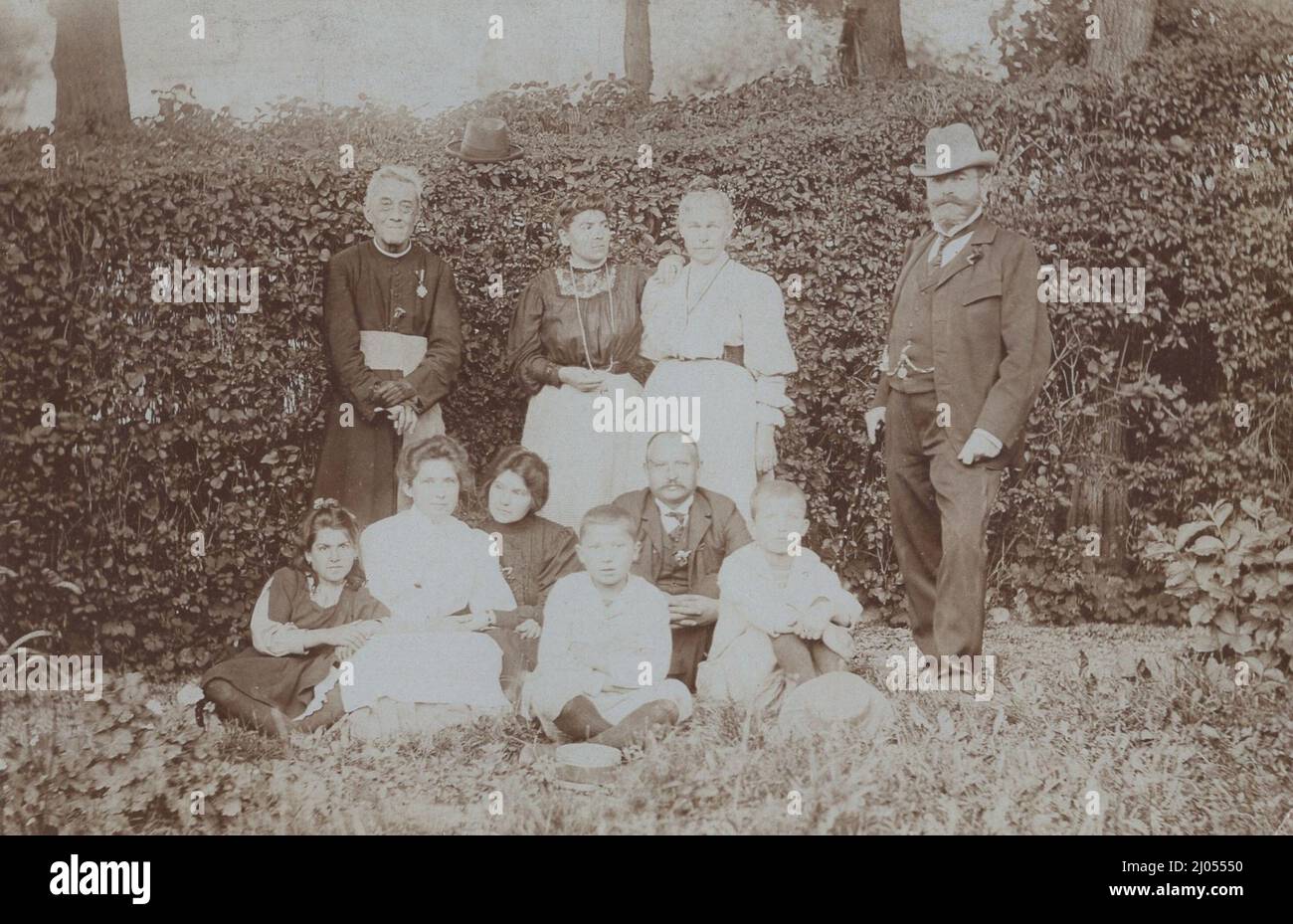 antique 19th century photo about a wealthy family and them Roman ...