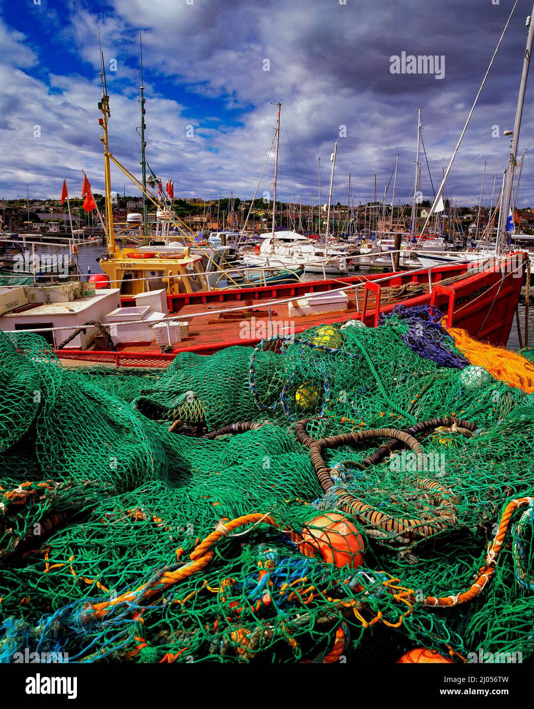 Fishing Boats at Kinsale, County Cork, Ireland Stock Photo - Alamy