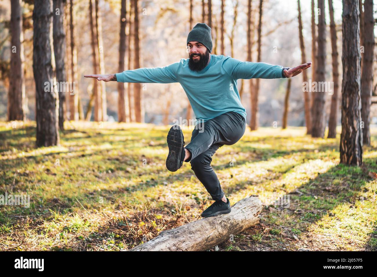 Sporty man walking on hi-res stock photography and images - Alamy