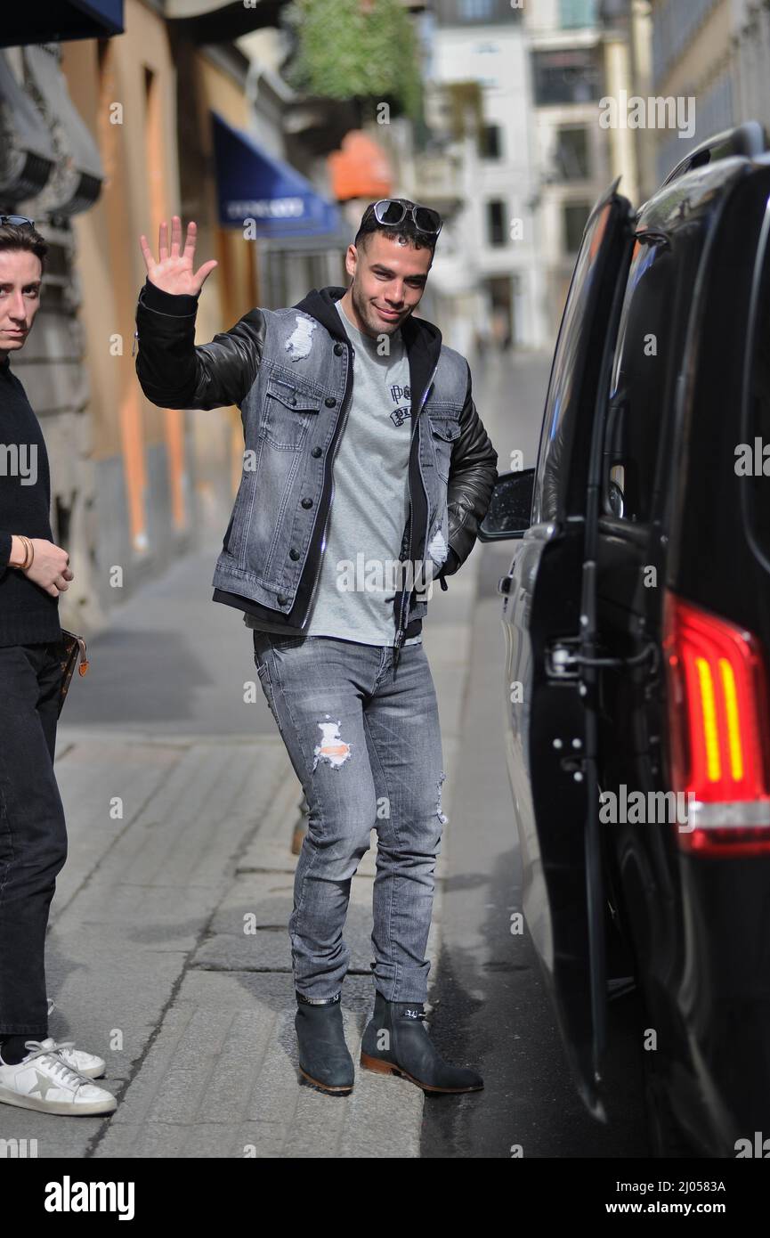 Milan, . 16th Mar, 2022. Milan, 16-03-2022 JESUS MOSQUERA 29 years old ...