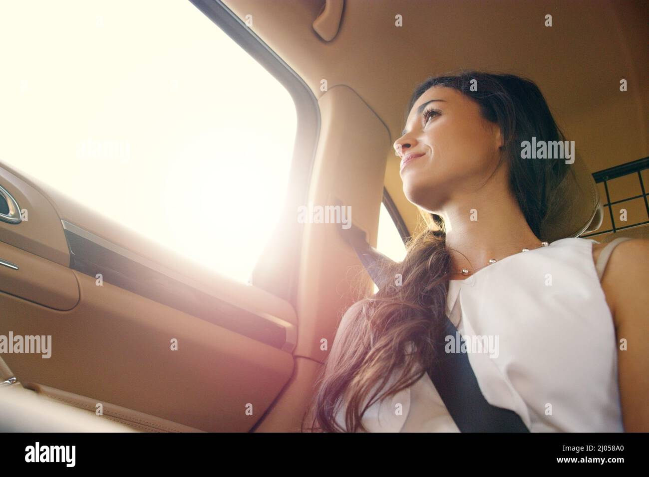 New possibilities awaken with every journey. Shot of an attractive ...