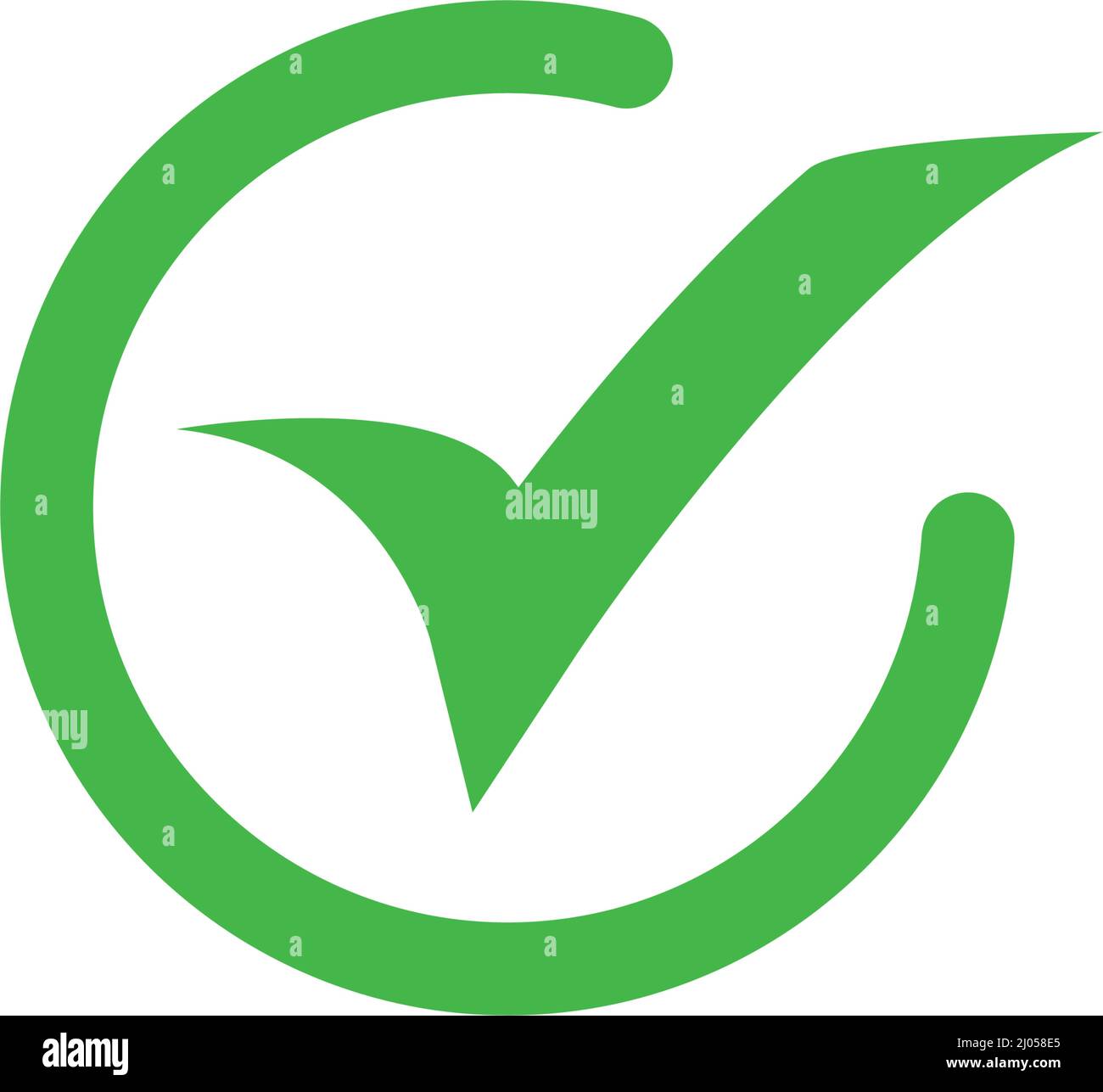 Check mark icon. Editable vector. EPS10 Stock Vector Image & Art - Alamy