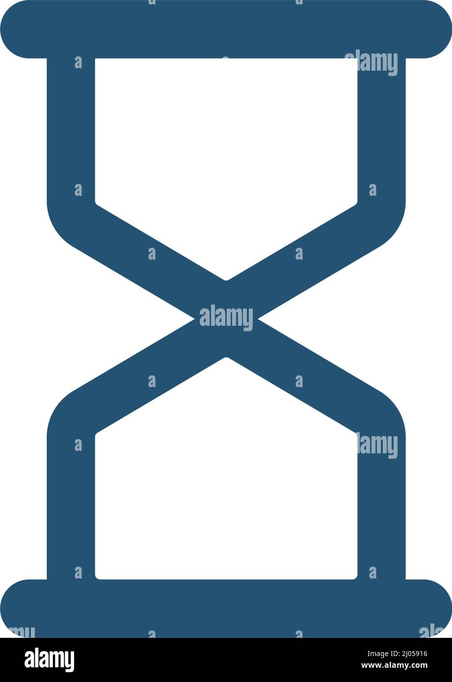 Hourglass icon. Time measurement. Editable vector Stock Vector Image ...