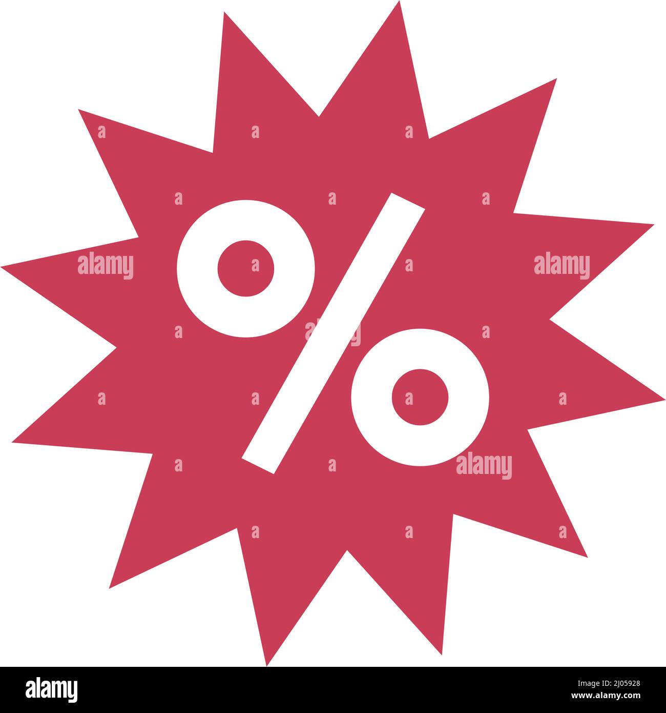 Pop percent signs. Percentage sign. Editable vector Stock Vector Image ...