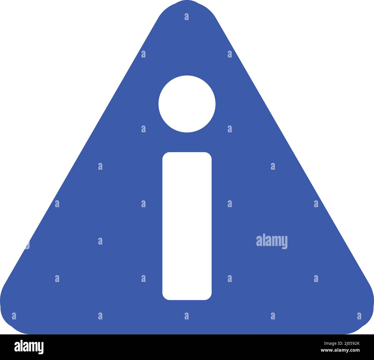 Triangular information sign. Navigate and guide. Editable vectors Stock ...