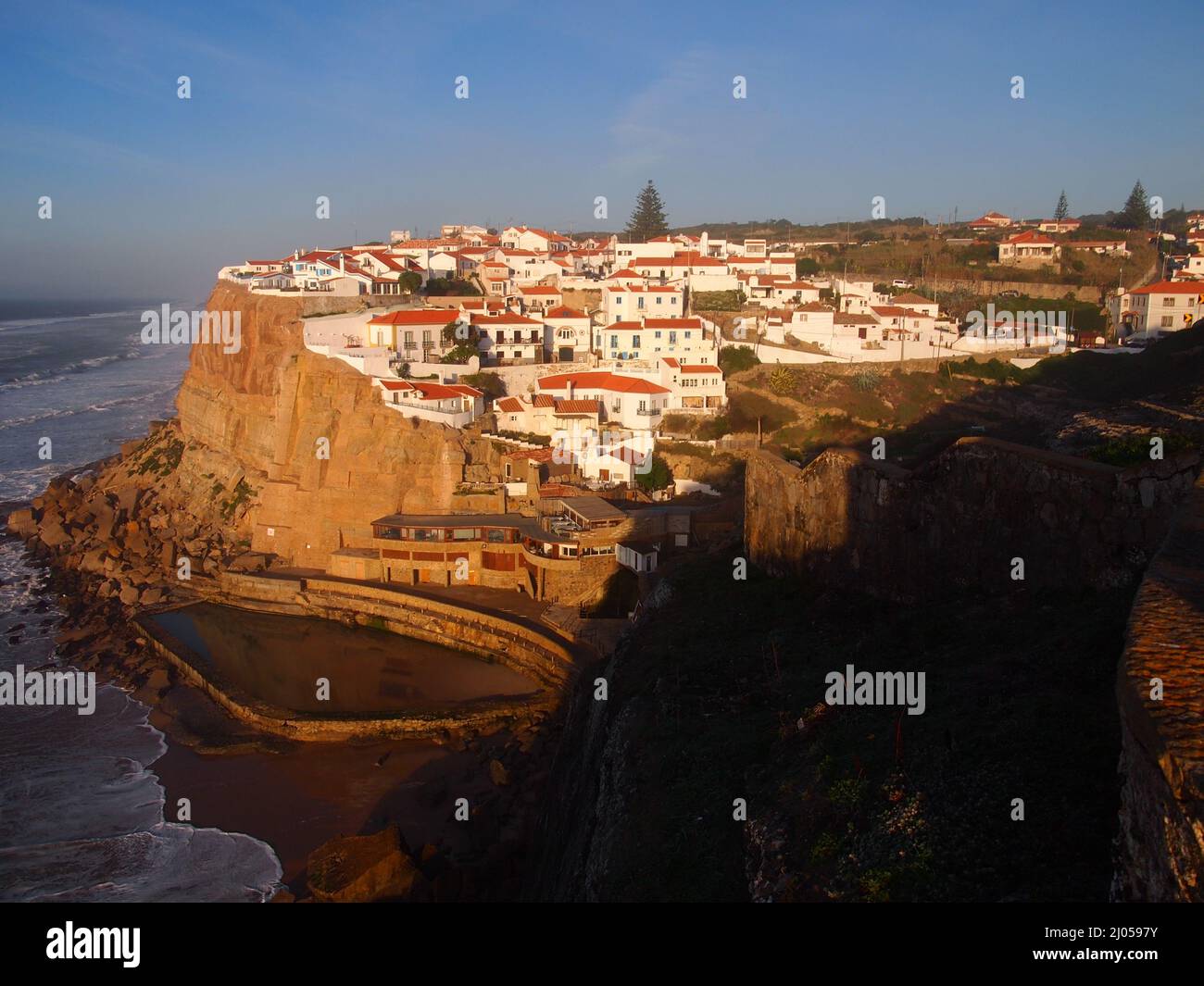 Azenhas do Mar (Colares, Sintra, Lisbon District, Portugal Stock Photo ...