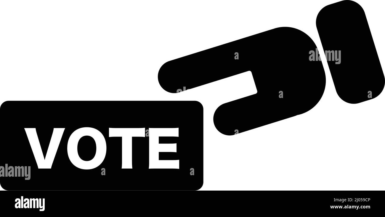 Put in your ballot and ballot paper. Vote and elections. Editable ...