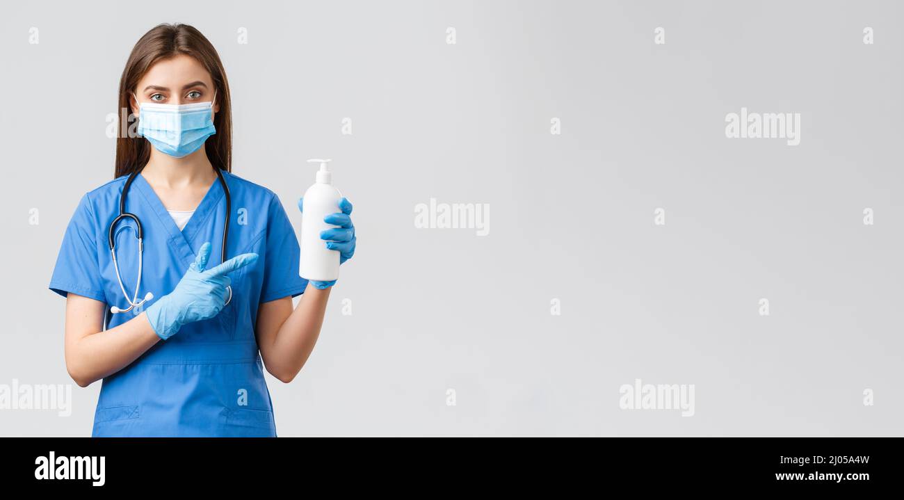 Covid-19, preventing virus, health, healthcare workers and quarantine ...