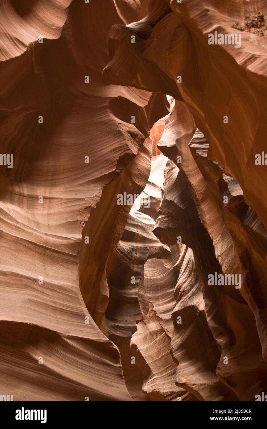 Antelopes Canyon near page, the world famoust slot canyon in the ...