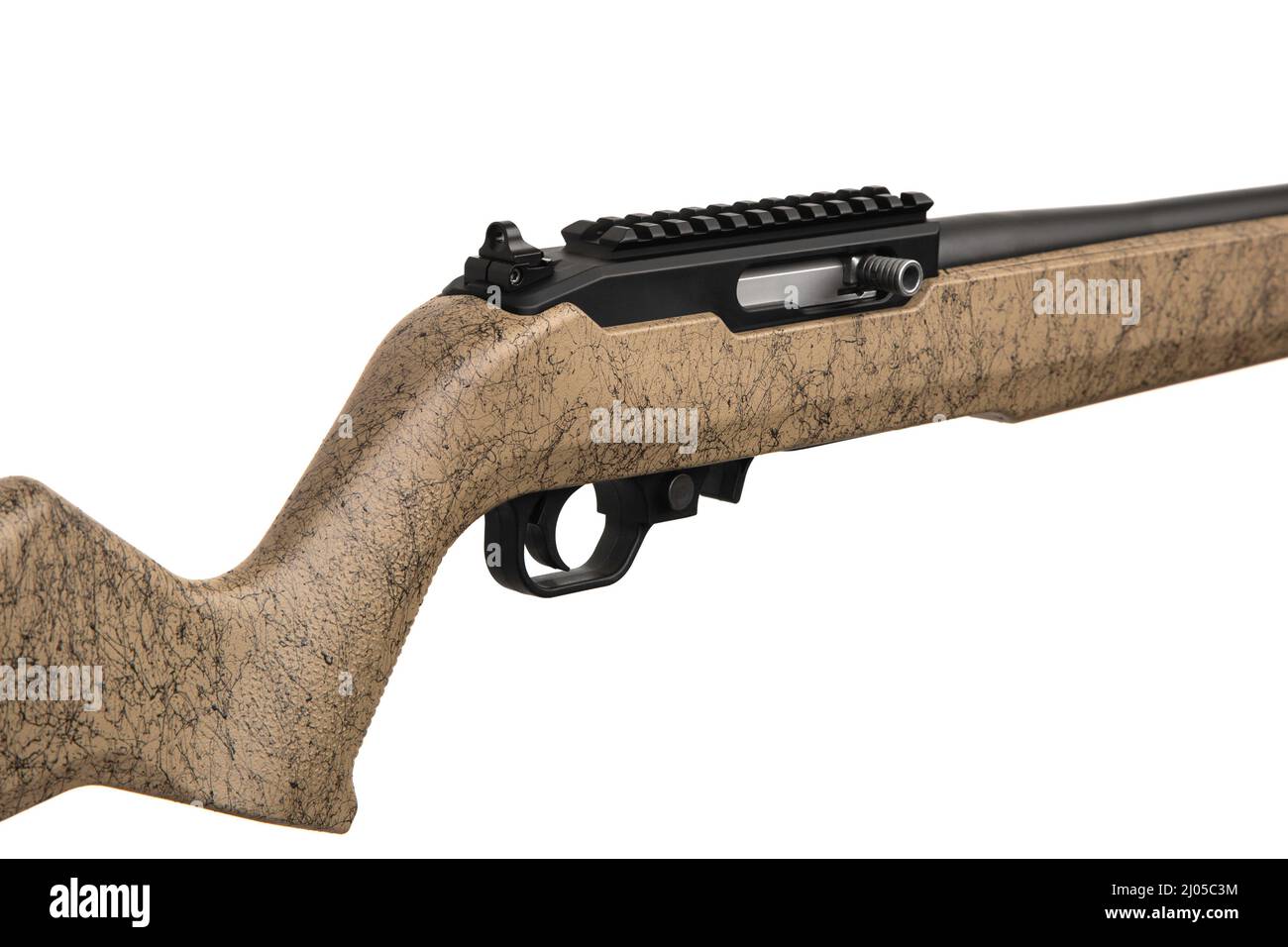 Modern semi-automatic small-caliber .22lr rifle. Sports carabiner .22lr ...