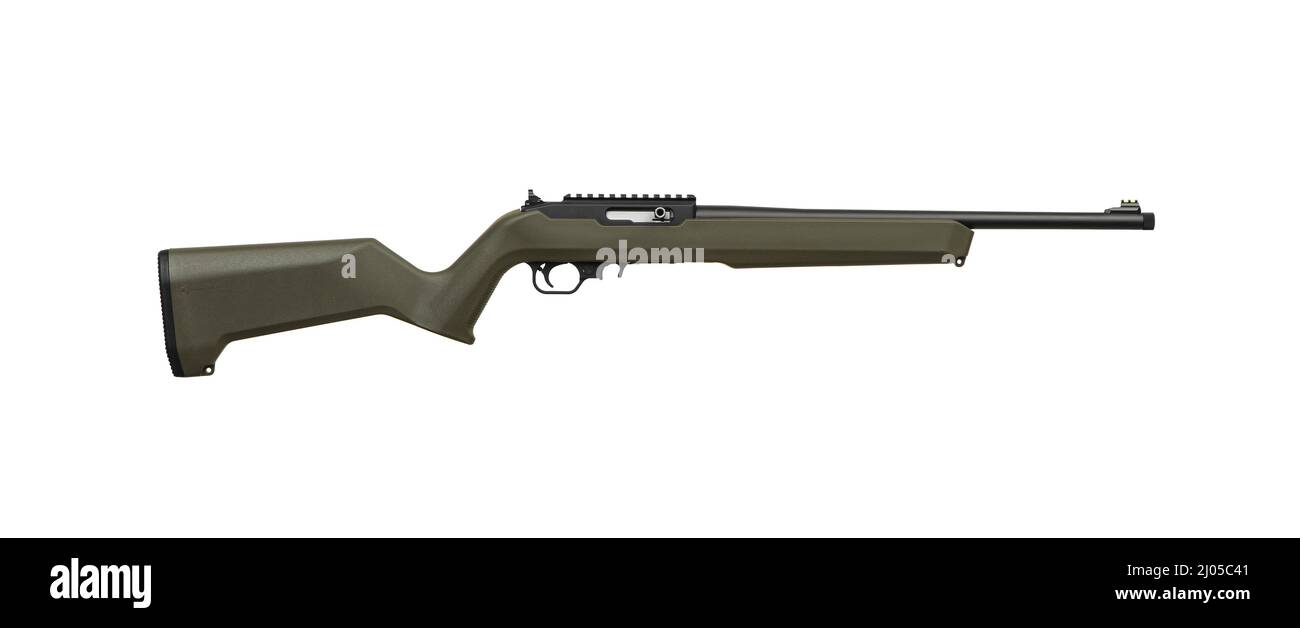 Modern semi-automatic small-caliber .22lr rifle. Sports carabiner .22lr ...