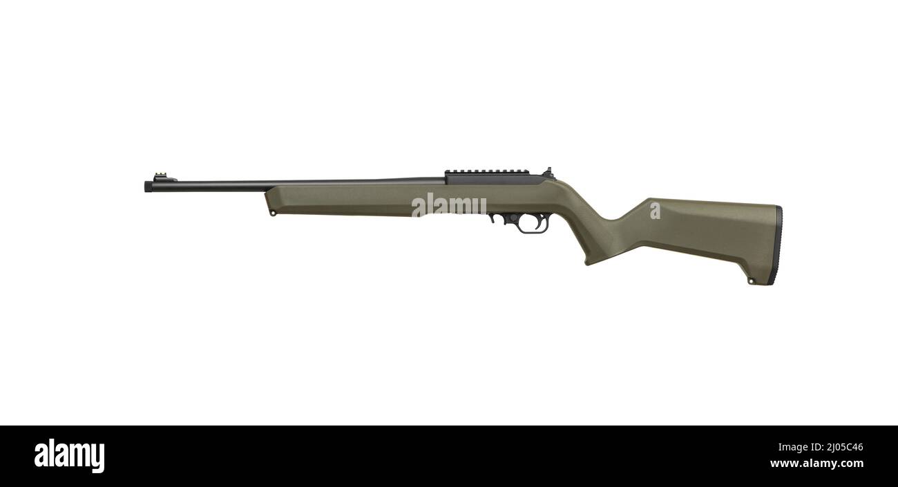 Modern semi-automatic small-caliber .22lr rifle. Sports carabiner .22lr ...