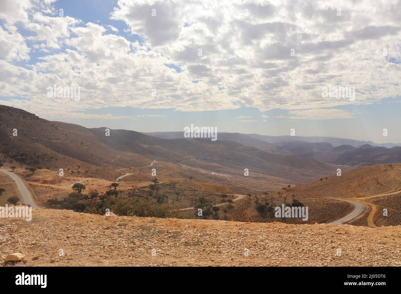Desert landscape in Jordan Stock Photo - Alamy