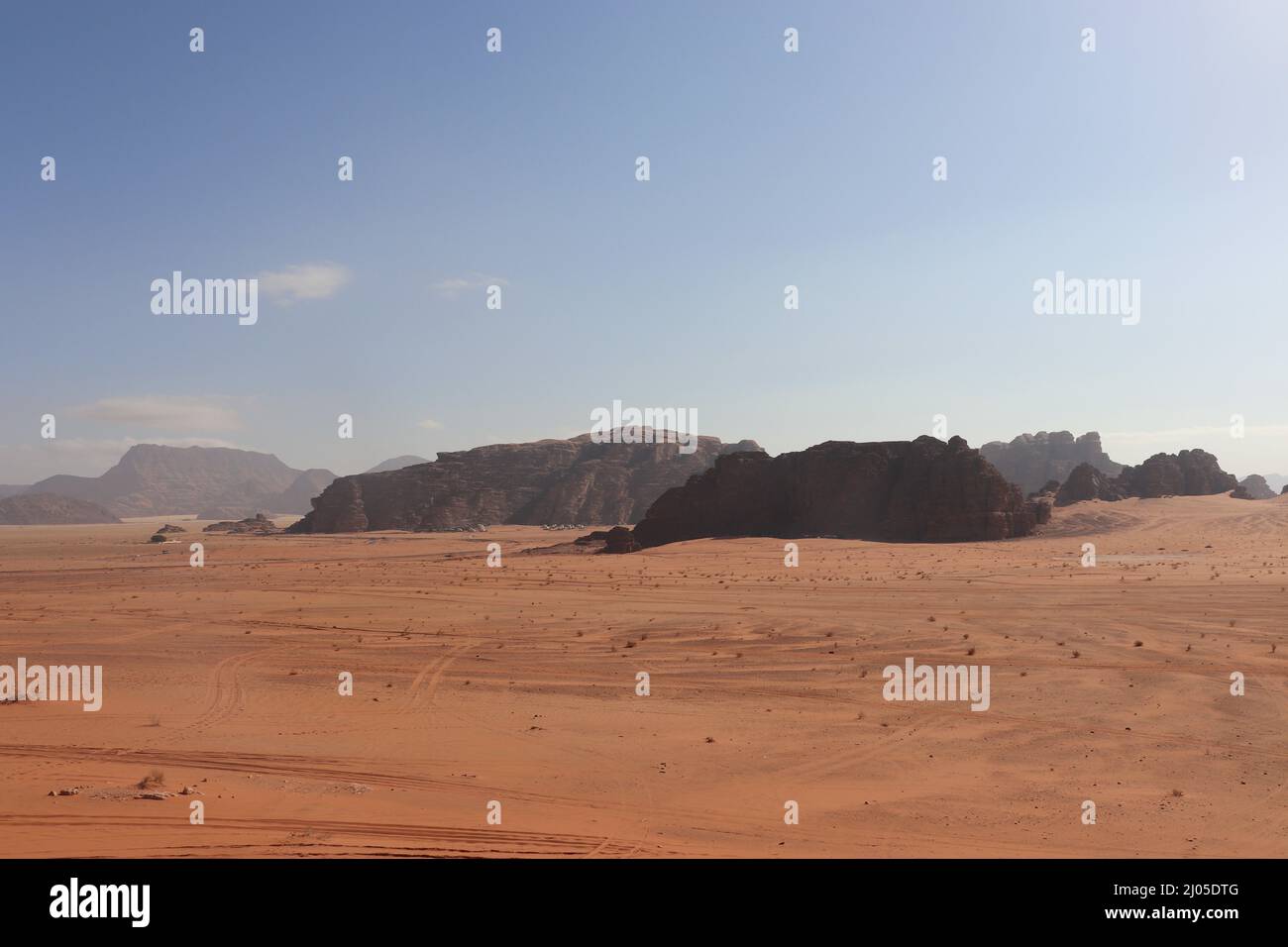 Desert landscape in Jordan Stock Photo - Alamy