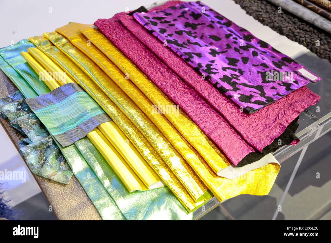 Fashion fabrics, textures details Stock Photo - Alamy
