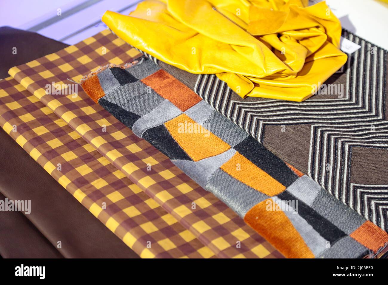 Fashion fabrics, textures details Stock Photo - Alamy