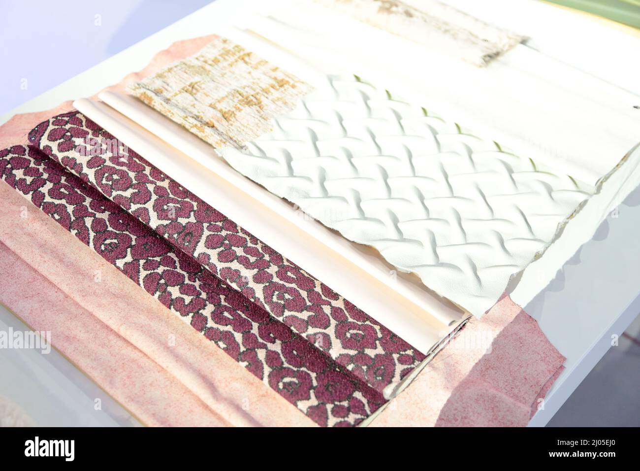 Fashion fabrics, textures details Stock Photo - Alamy