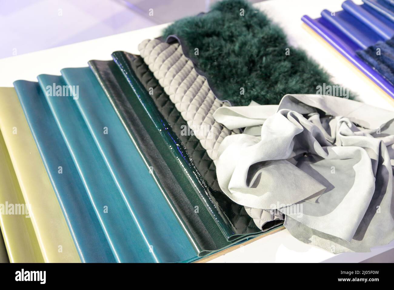 Fashion fabrics, textures details Stock Photo - Alamy