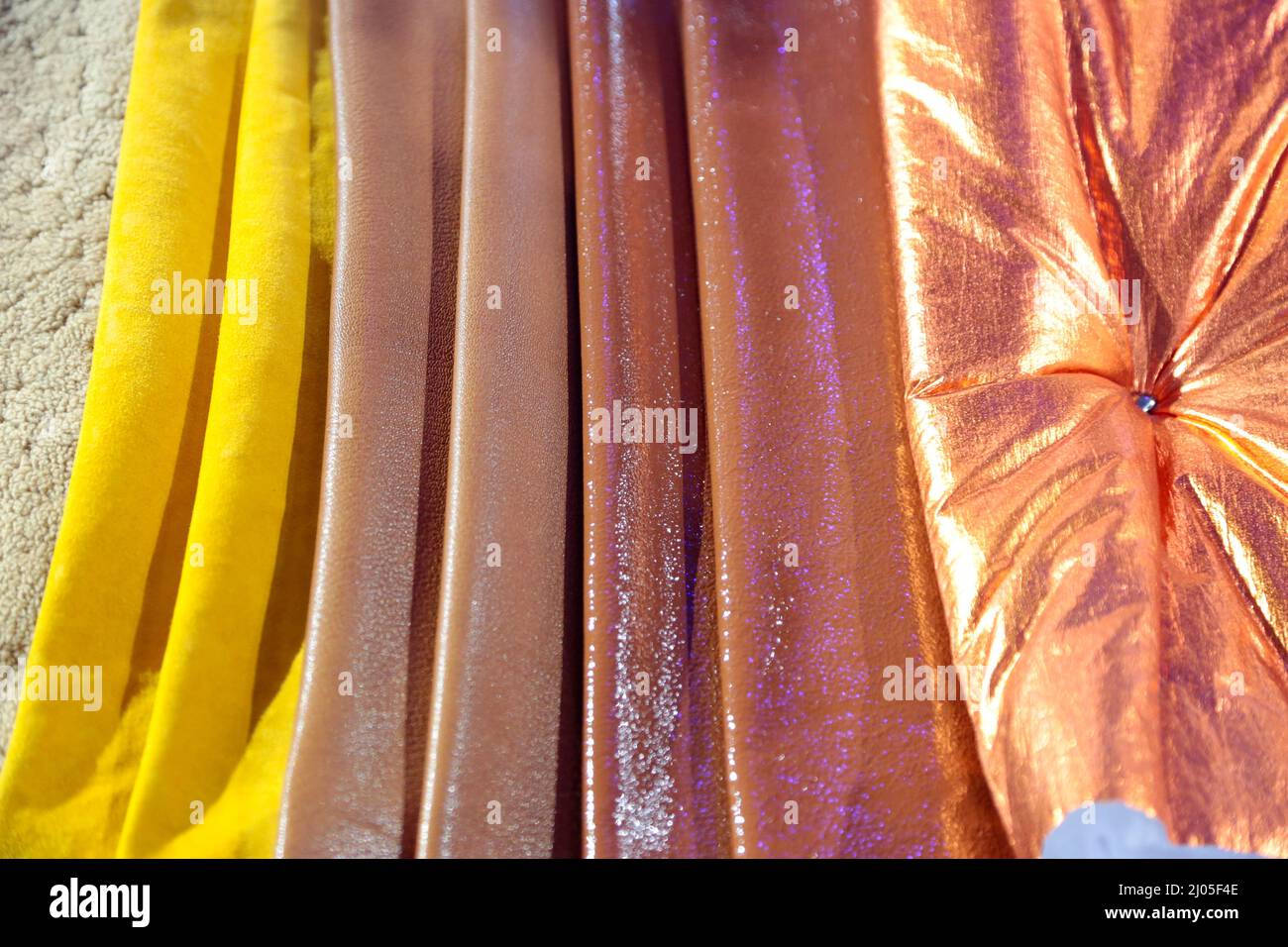 Fashion fabrics, textures details Stock Photo - Alamy