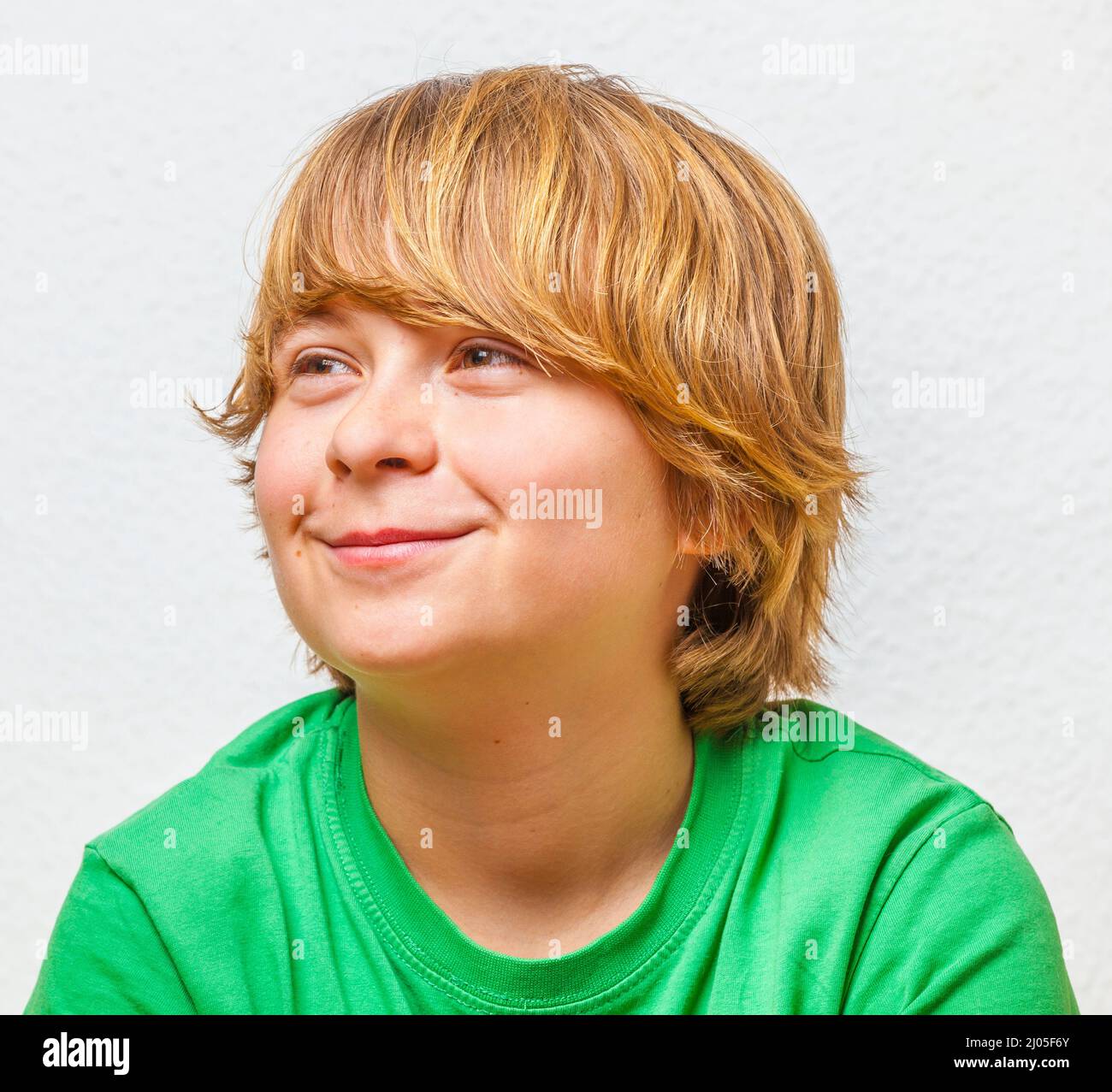 smiling cute boy with white background Stock Photo - Alamy