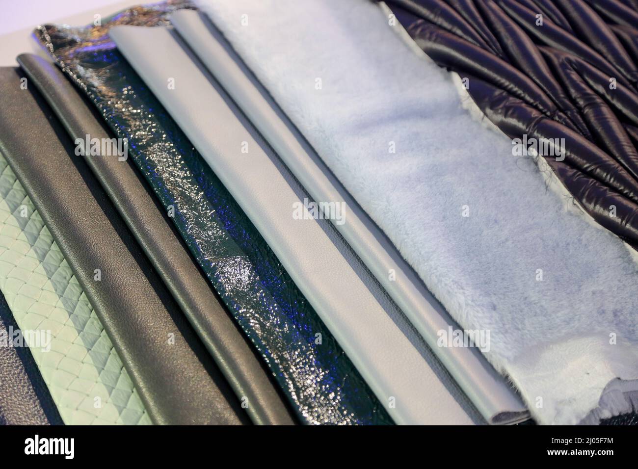 Fashion fabrics, textures details Stock Photo - Alamy