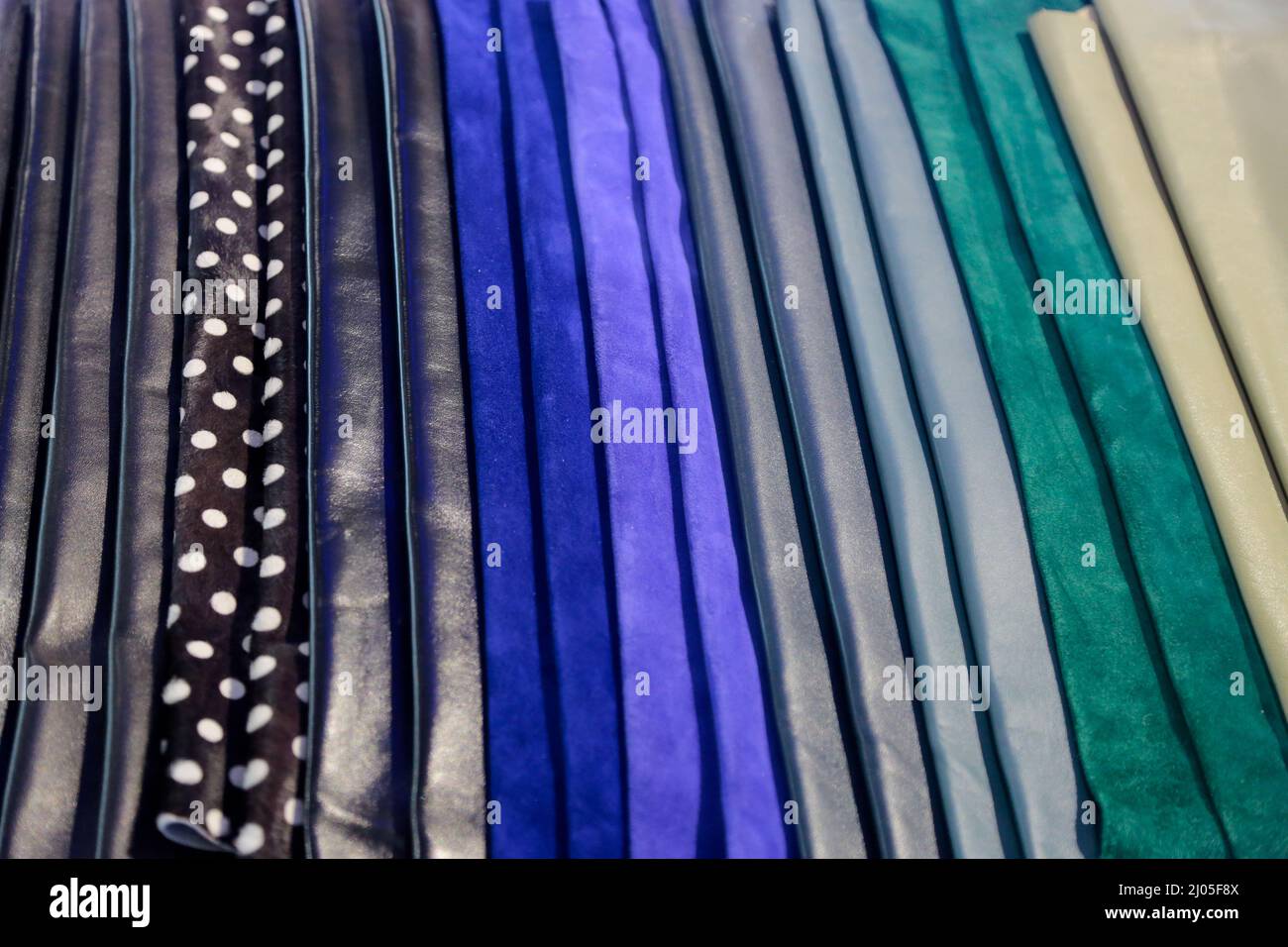 Fashion fabrics, textures details Stock Photo - Alamy