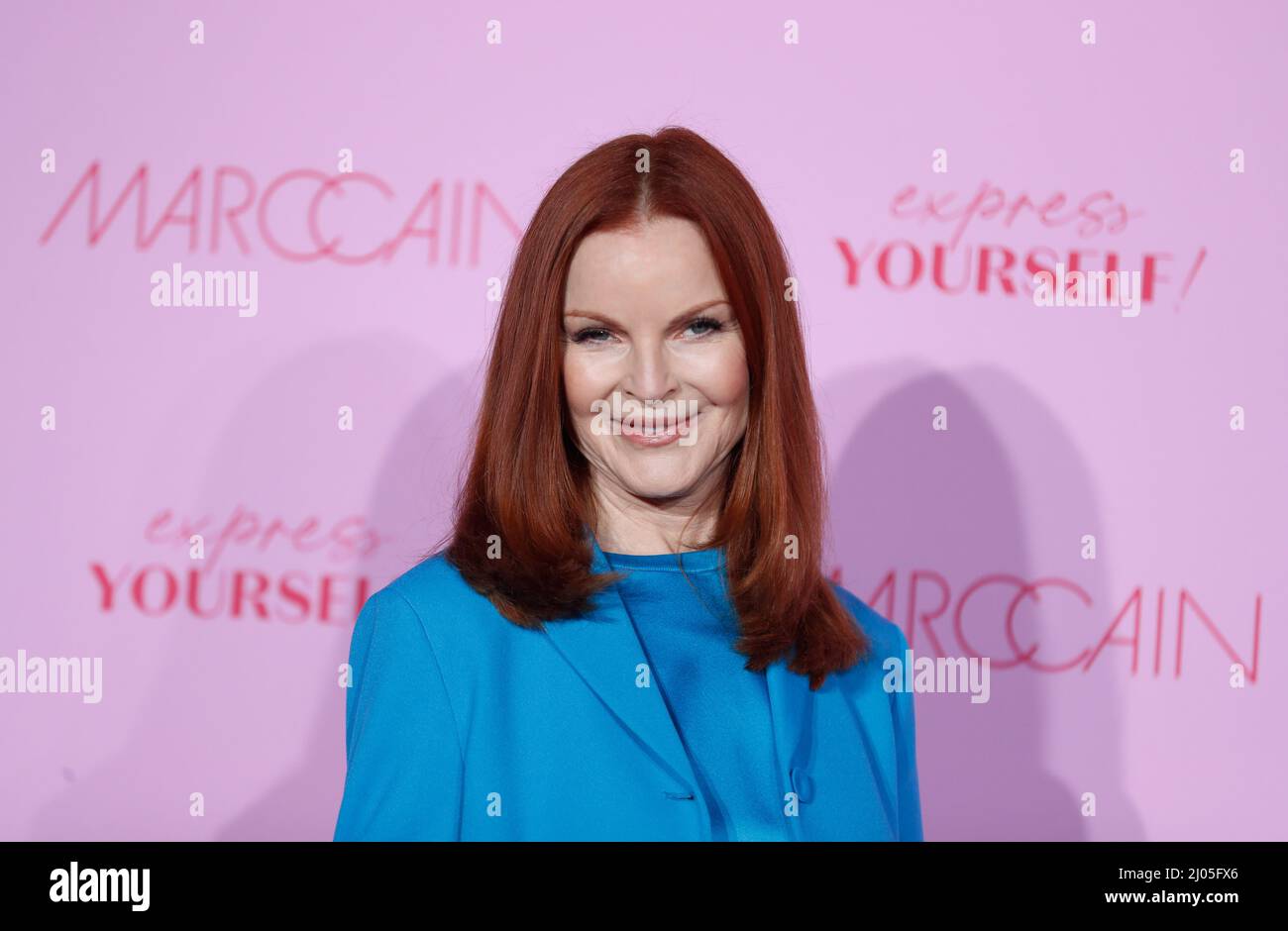 Berlin, Germany. 16th Mar, 2022. Berlin Fashion Week: US actress Marcia ...
