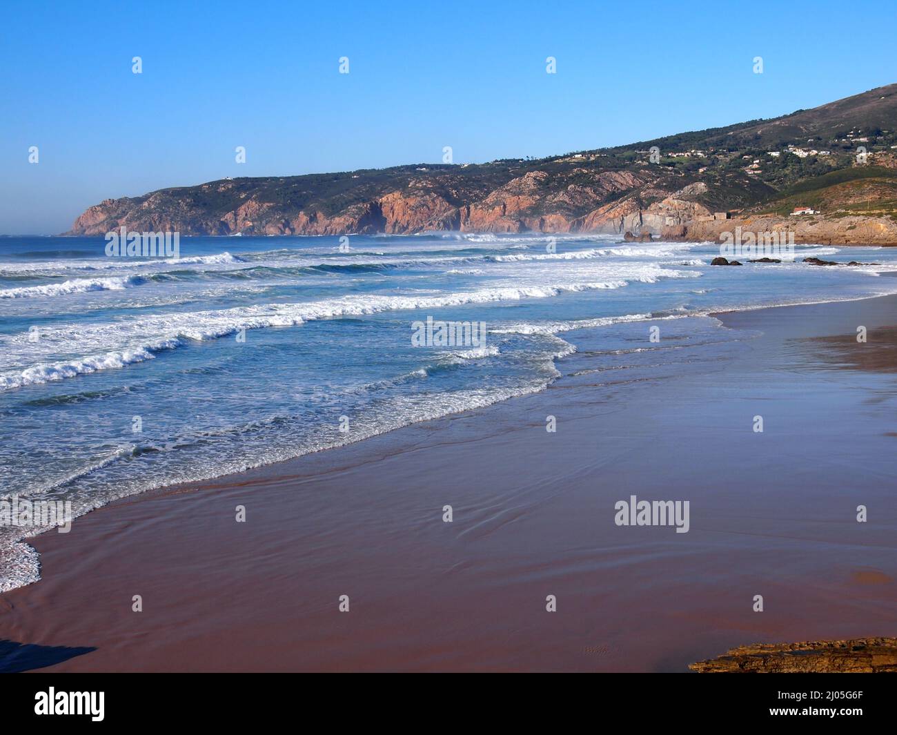 Guincho Beach - Praia do Guincho (Cascais, Lisbon District, Portugal Stock Photo - Alamy