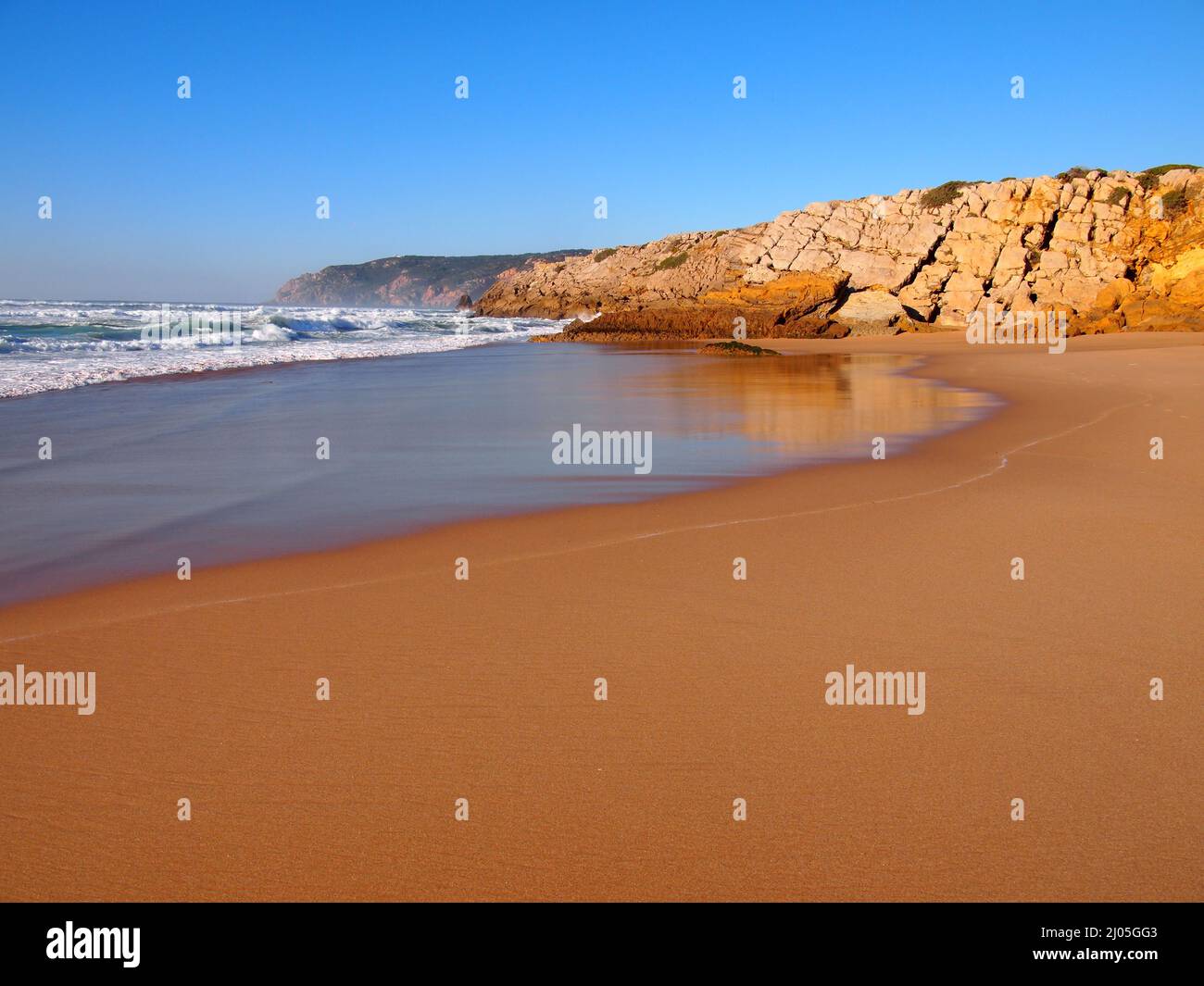Guincho Beach - Praia do Guincho (Cascais, Lisbon District, Portugal Stock Photo - Alamy