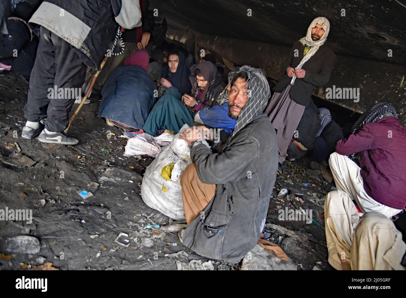 Kabul Afghanistan, February/March 2022 Crystal meth addiction has seen ...