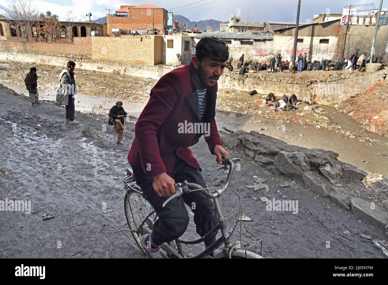 Kabul Afghanistan, February / March 2022 Crystal meth addiction has ...