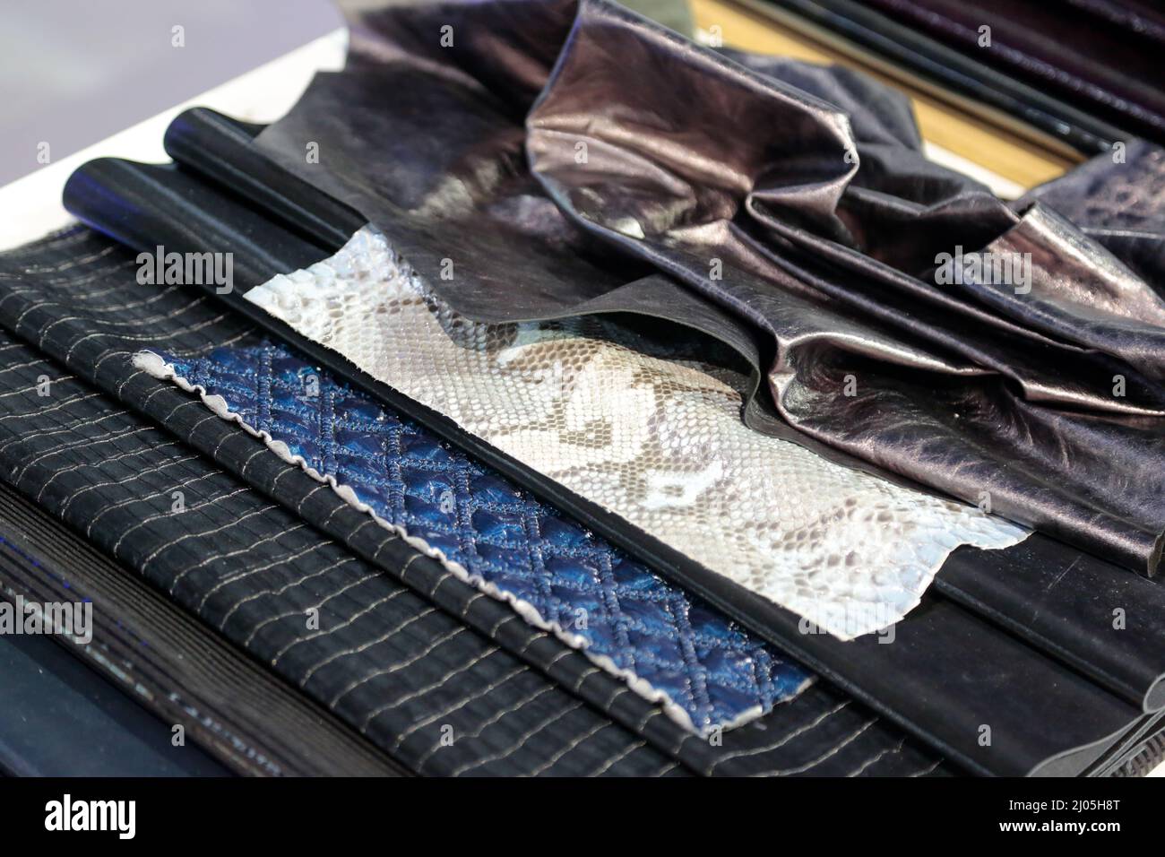 Fashion fabrics, textures details Stock Photo - Alamy