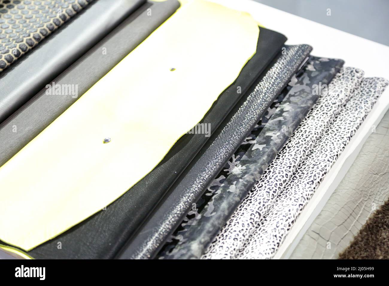 Fashion fabrics, textures details Stock Photo - Alamy