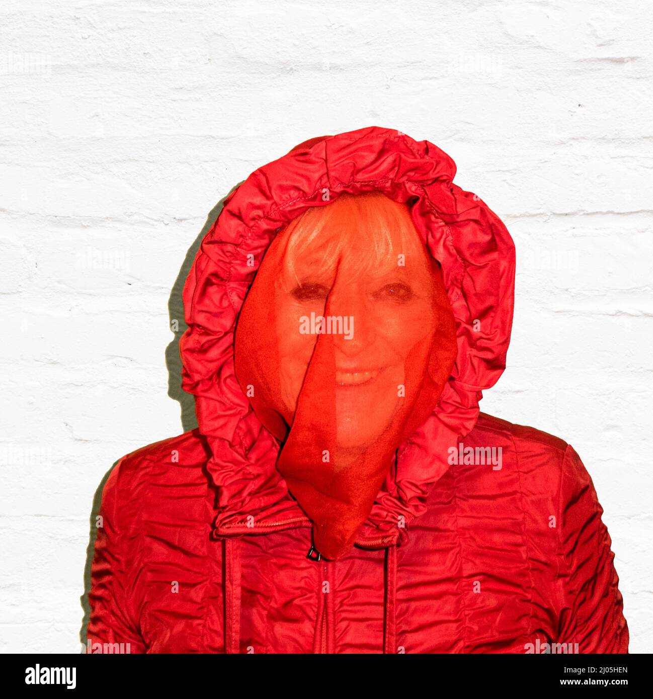 Woman face covered brick hi-res stock photography and images - Alamy