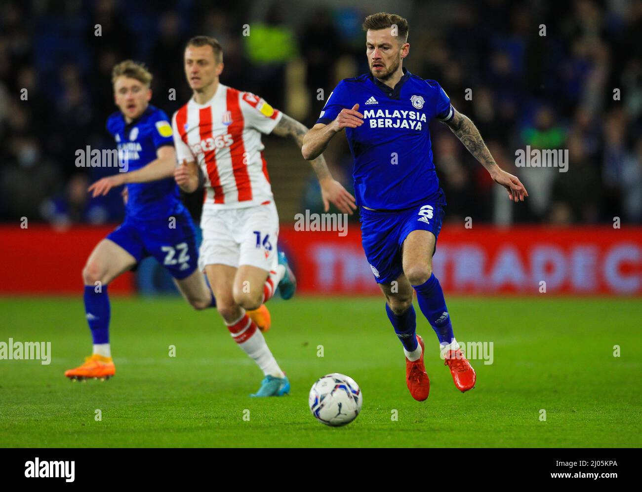 Cardiff, Wales, UK. 16th March 2022 ; Cardiff City Stadium, Cardiff ...