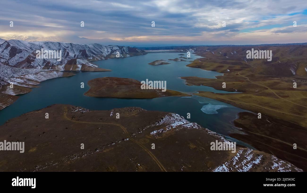 Azat reservoir located in the Ararat region, Armenia Stock Photo - Alamy